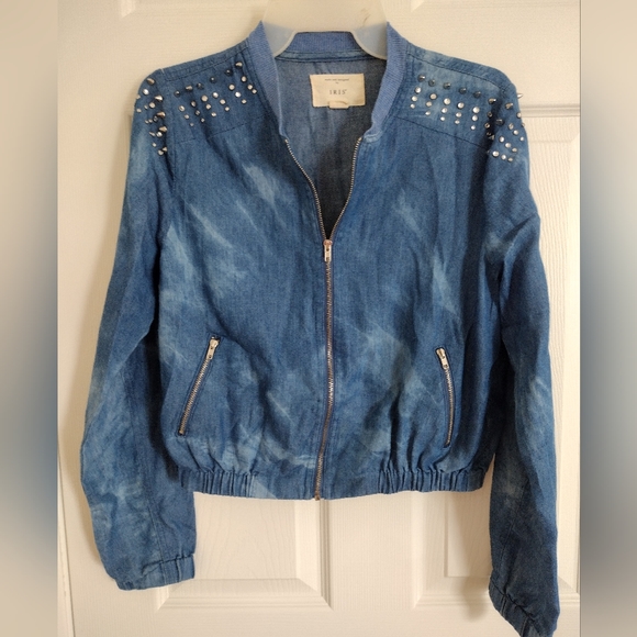 iris | Jackets & Coats | Womens Iris Blue Light Jacket | Poshmark